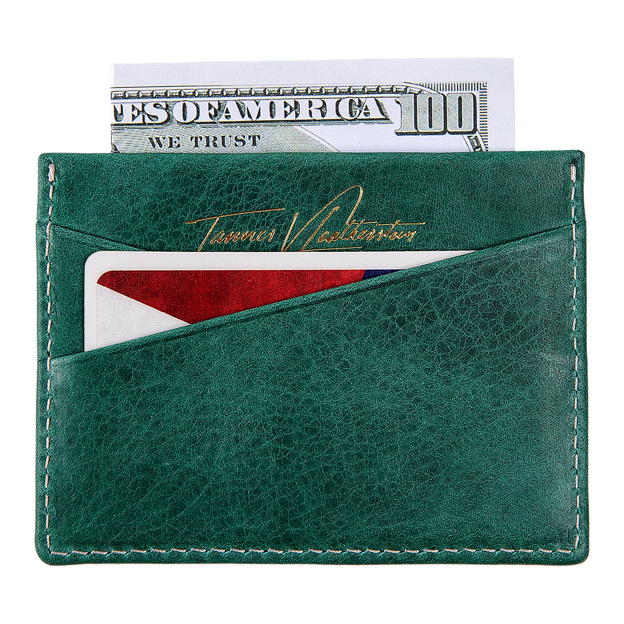 Ricky | Italian Leather Card Holder | Green – PEGAI