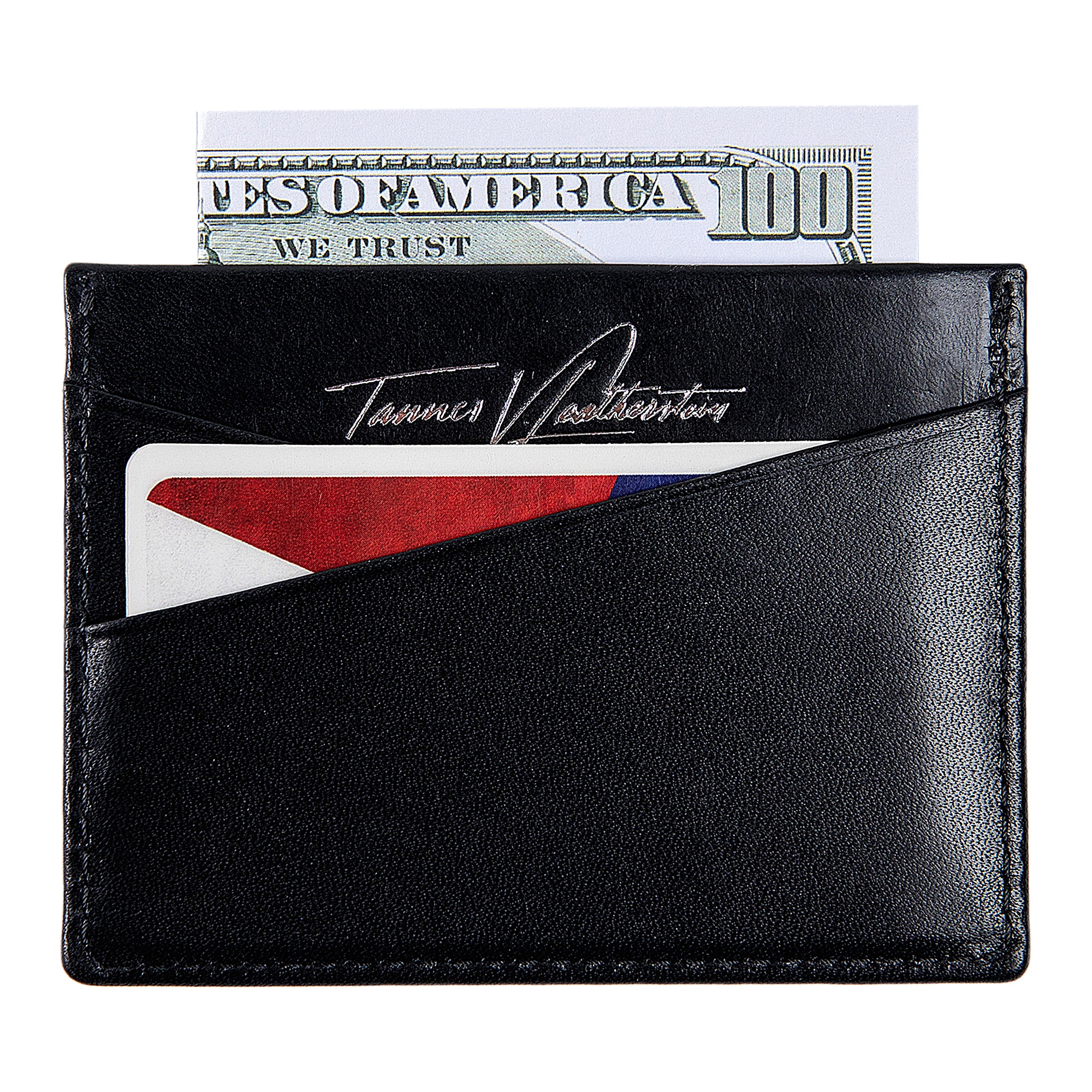 Ricky | Italian Leather Card Holder | Black – PEGAI