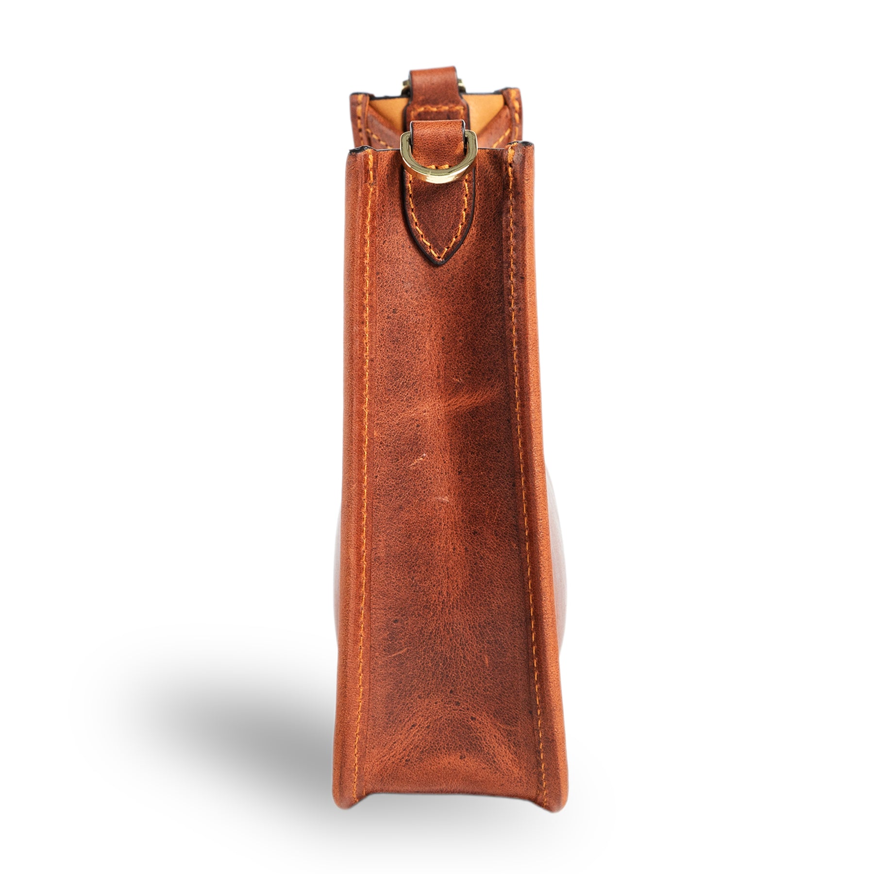 Spring | Hobo Crossbody Bag | Brick Brown w/ Gold Hardware – PEGAI