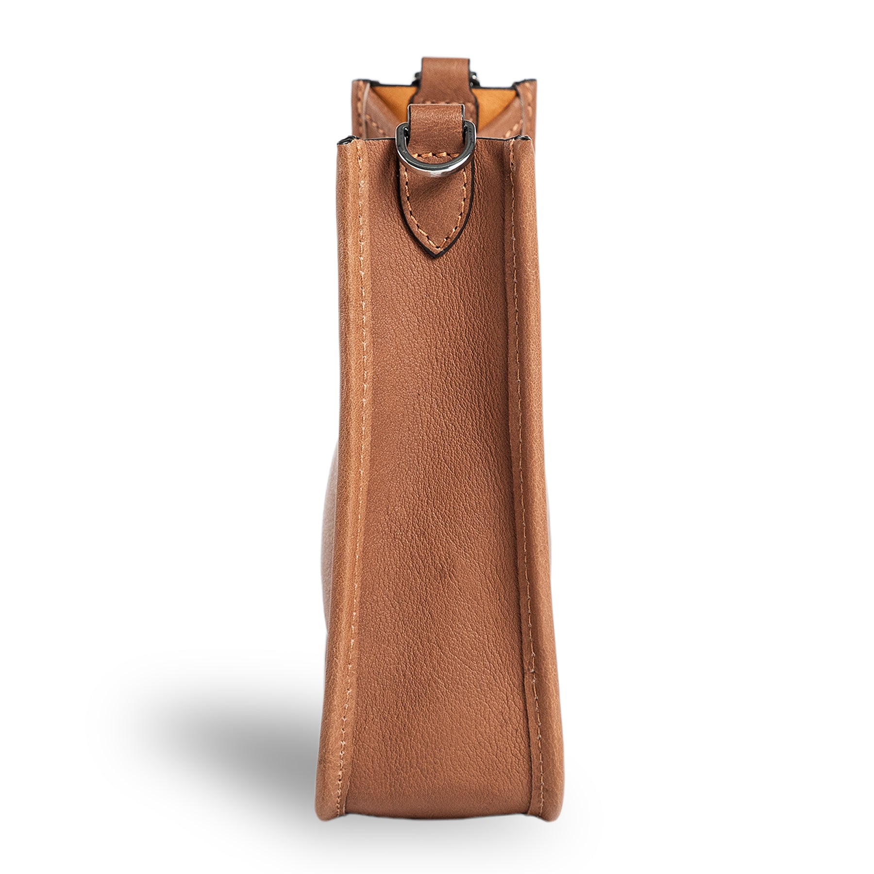 Spring | Hobo Crossbody Bag | Brown w/ Nickel Hardware – PEGAI